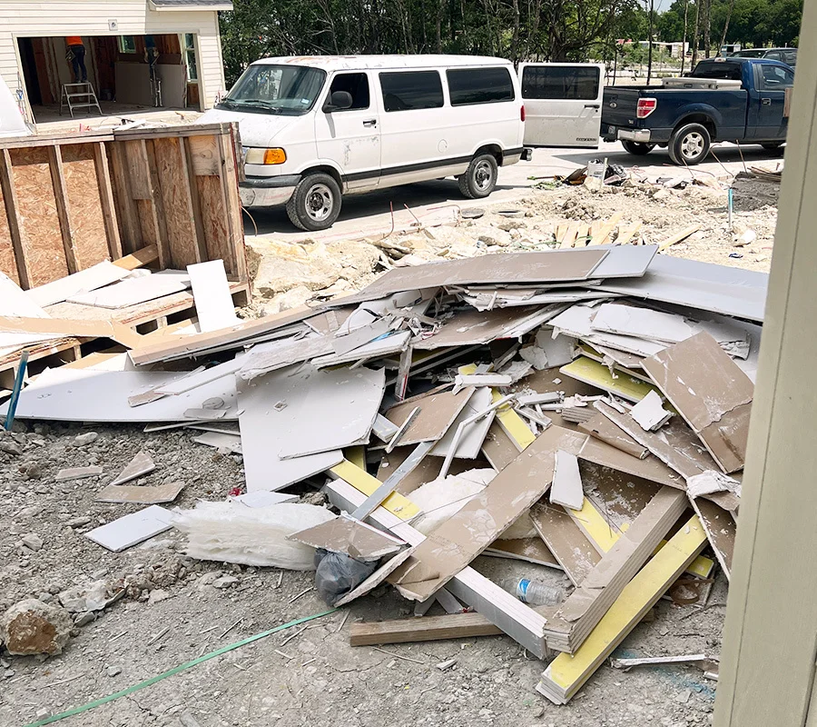 Construction Debris Removal DFW Texas | Mean Green Junk Removal